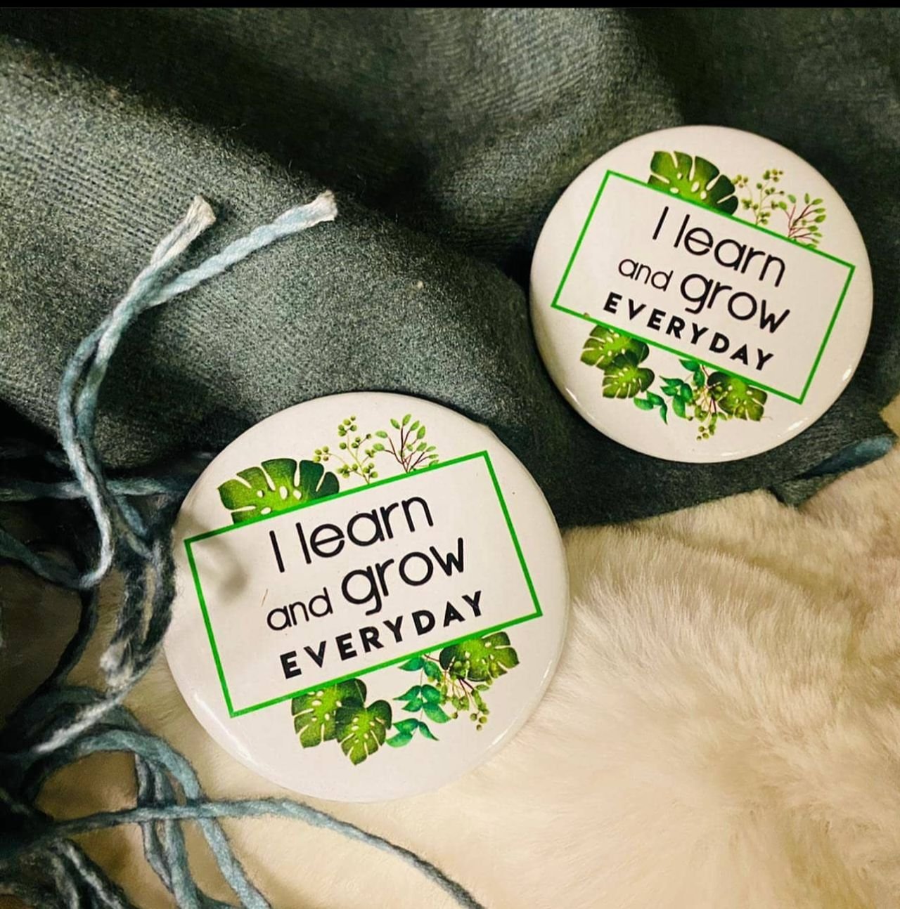 [Badge] Learn and Grow Everyday – Hiba | Islamic Books & Accessories