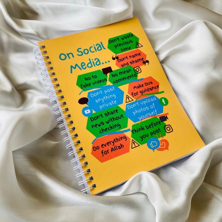 [A5 Notebook] Social Media Etiquette - Hiba - Family Resource Centre